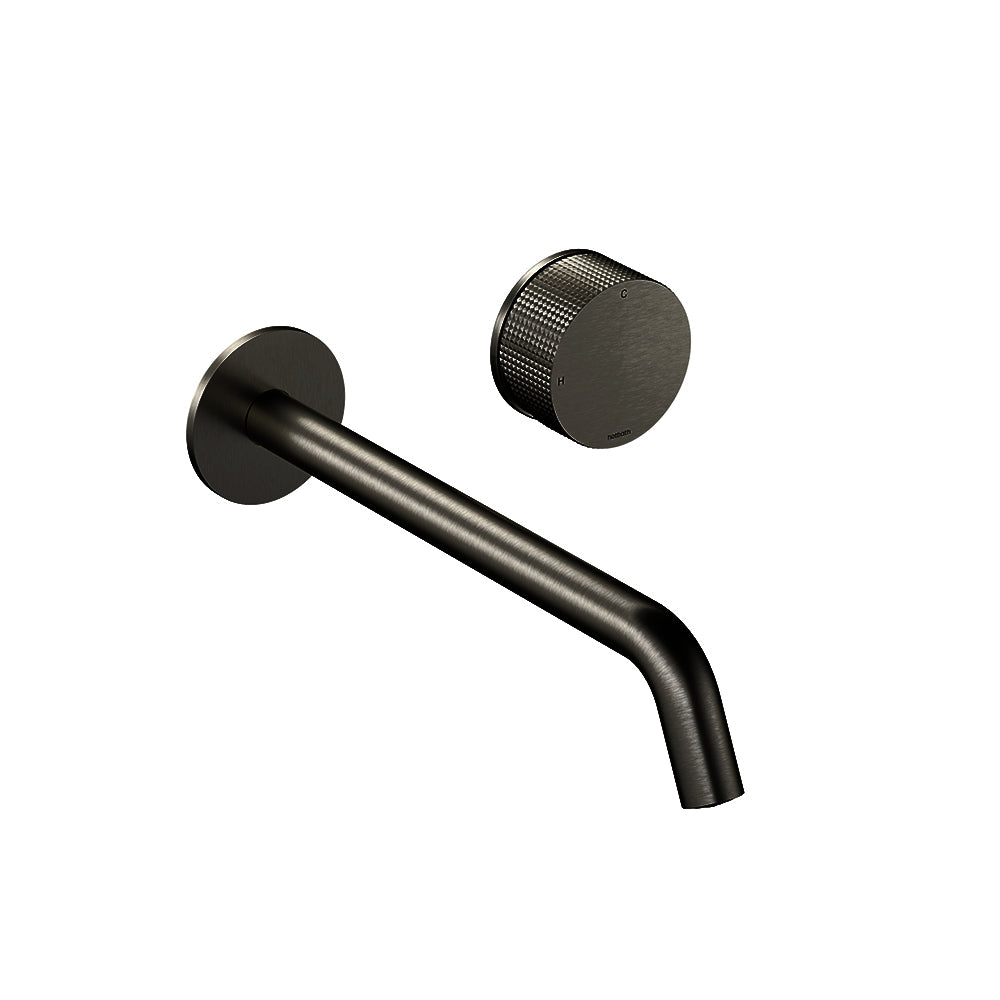 Guy GY005 Wall Mount Faucet with 10 Inch Spout - Trim Only - PVD Matte Black – Watrline