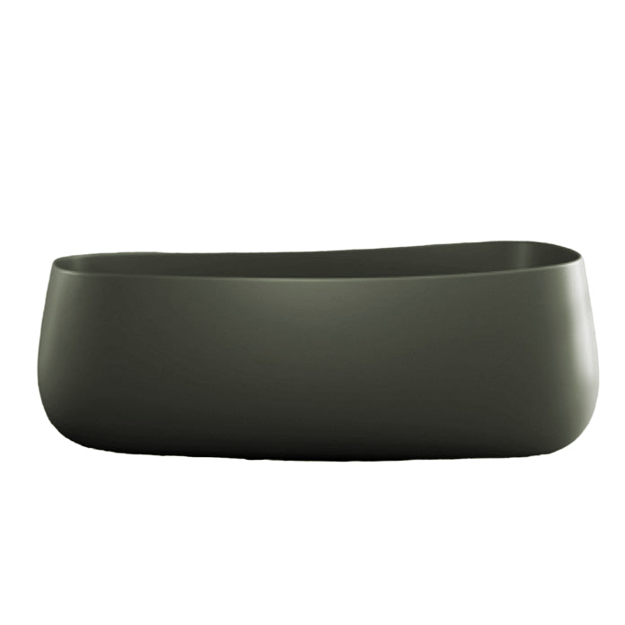 Dahlia Bath - Studio Green Solid Surface – Watrline