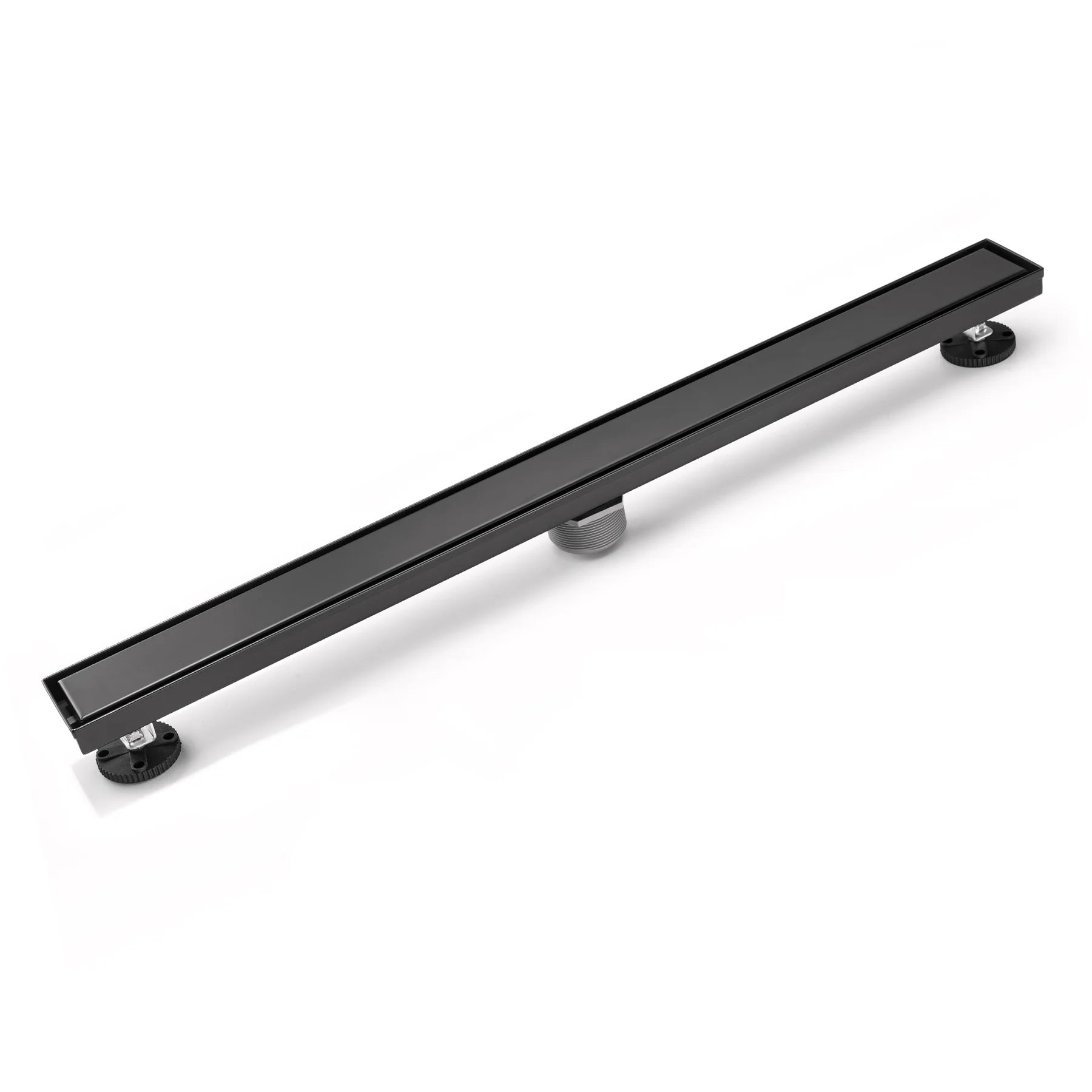 Linear Floor Drain - 24 Inches - Matte Black Stainless Steel – Watrline