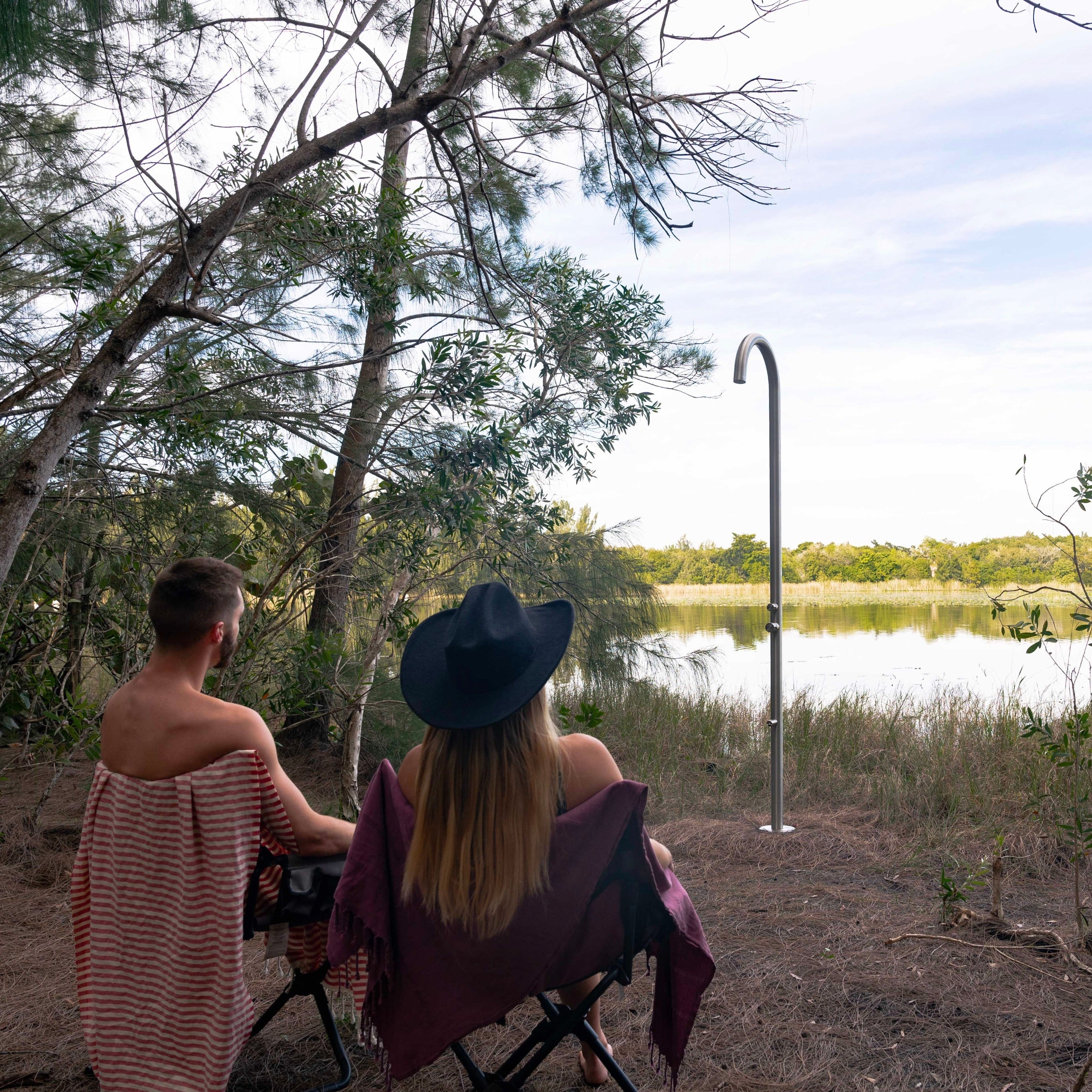 Apollo 316 Stainless Steel Outdoor Shower - Brushed – Watrline