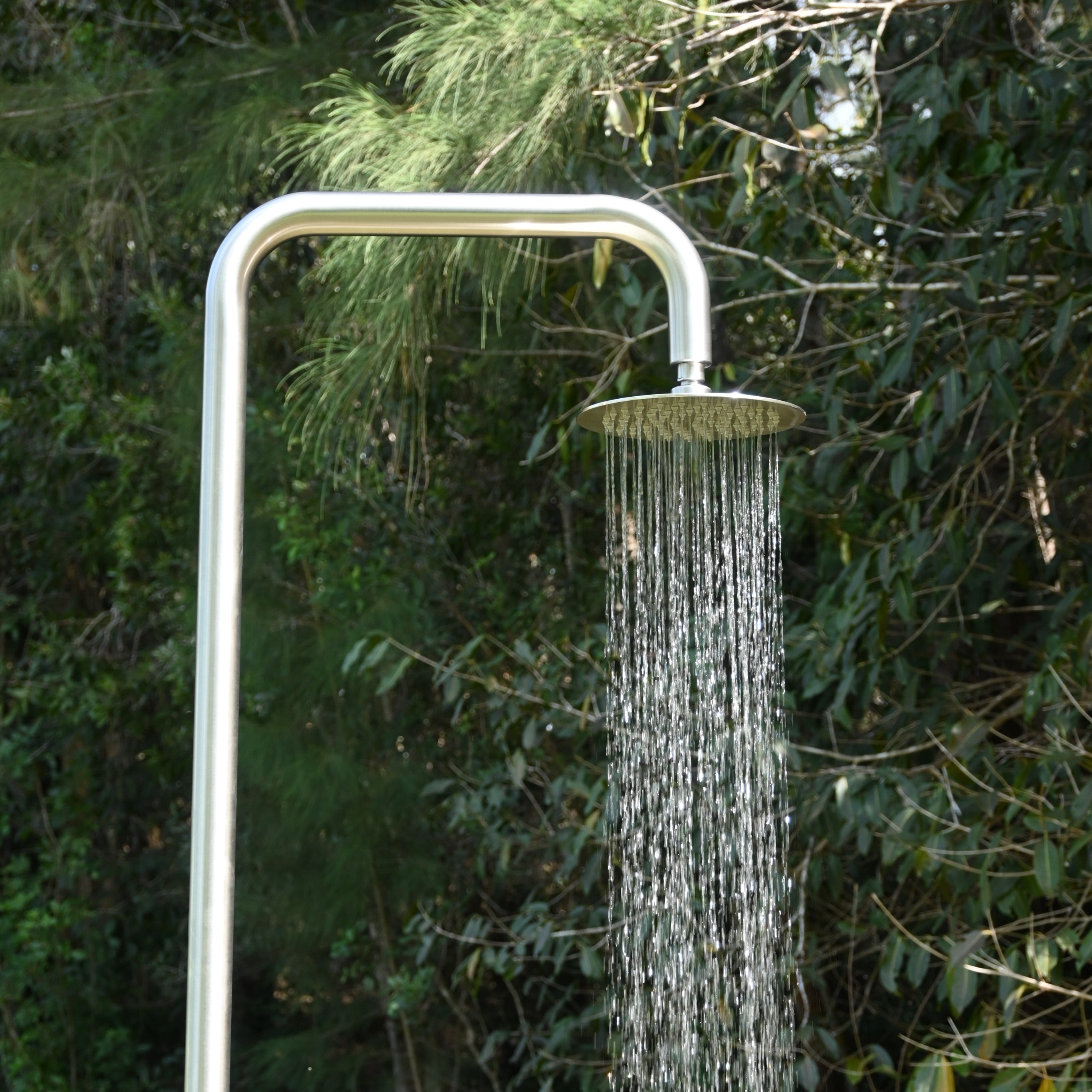 Polaris 316 Stainless Steel Portable Outdoor Shower for Garden Hose ...